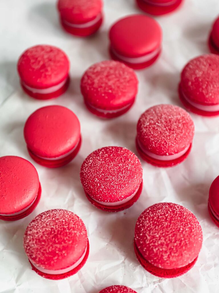 Cranberry Macarons - Everything Marina